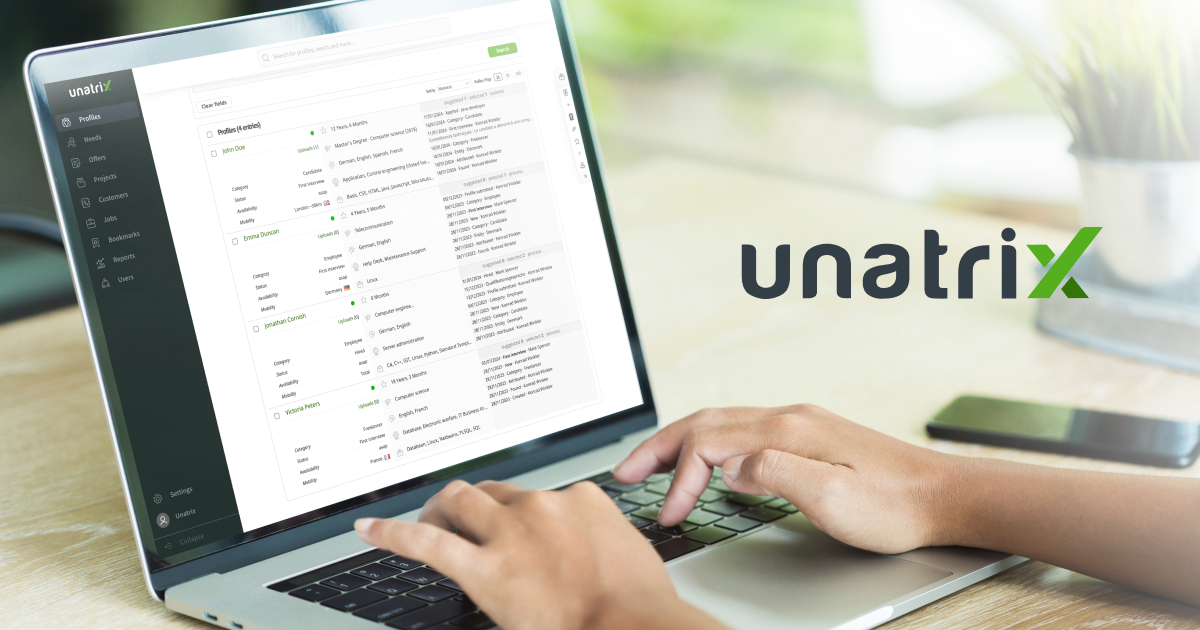 ATS, CRM and ERP software for temporary and permanent staffing agencies